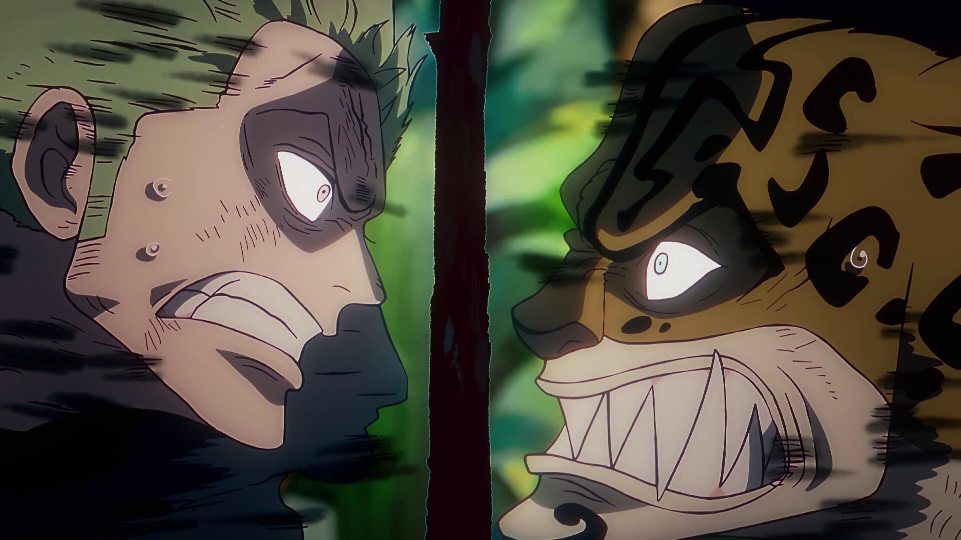 One Piece 4K: Zoro vs Rob Lucci — Fierce Faceoff