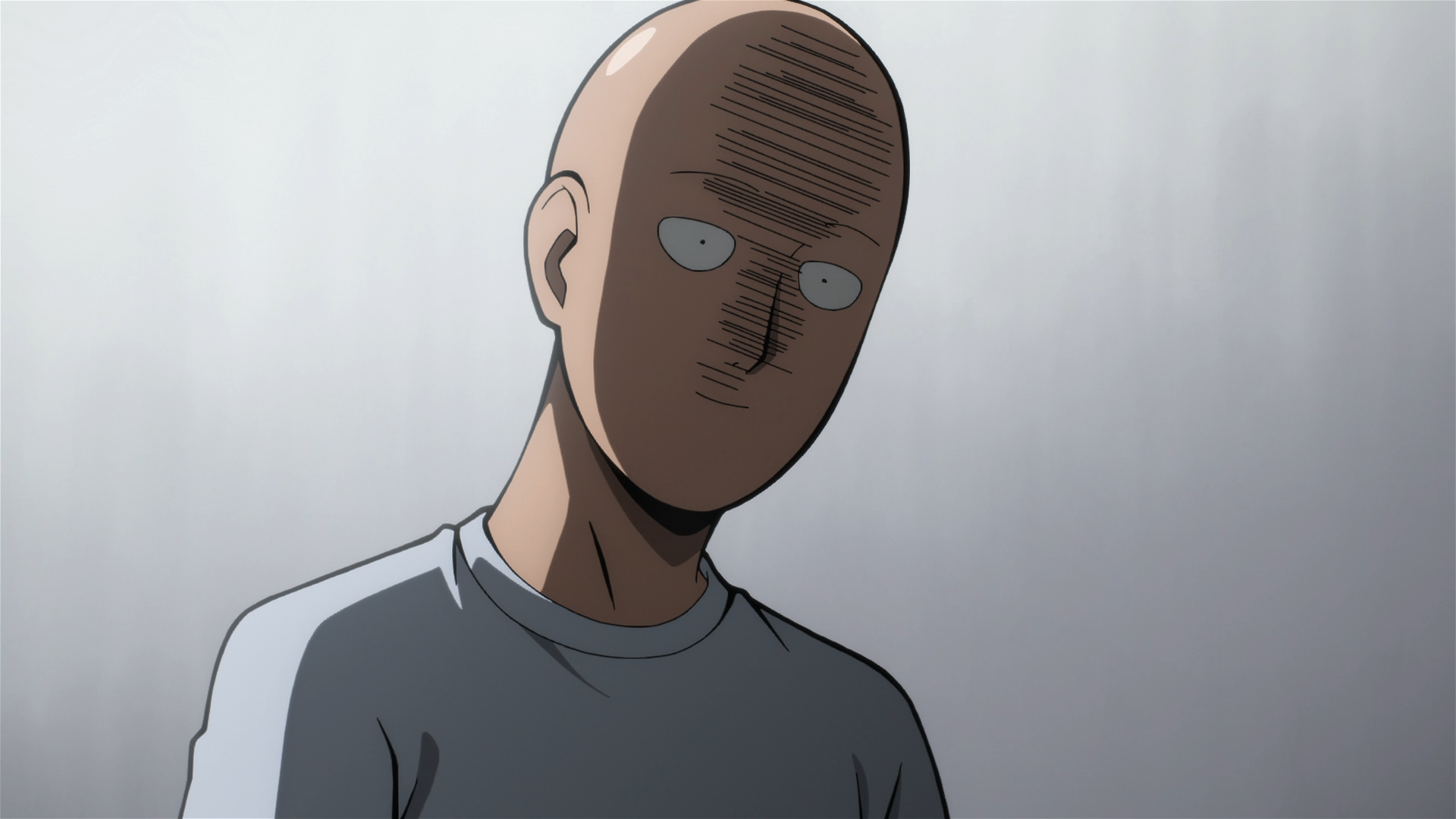 Saitama: Stoic Bald Hero — One-Punch Man HD Wallpaper
