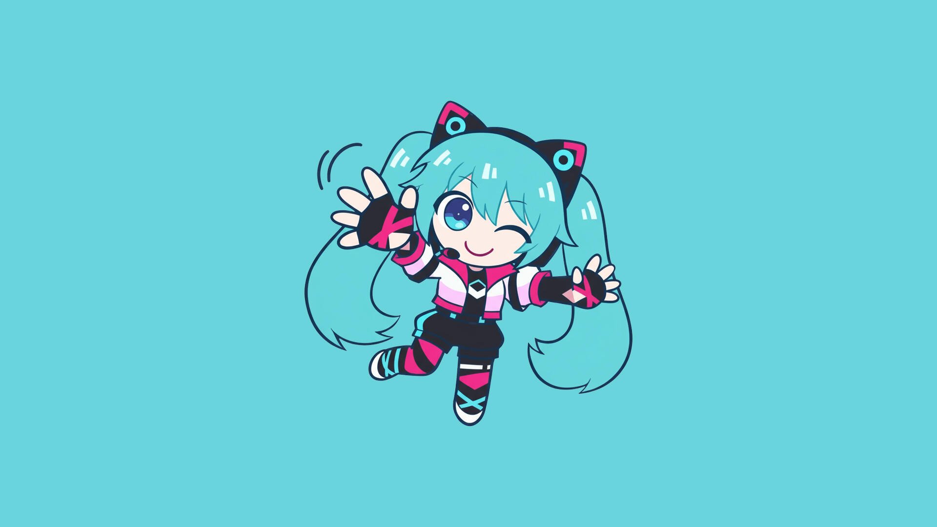 CrossWorlds Racer: Hatsune Miku HD Wallpaper | Sonic Racing: Miku's ...