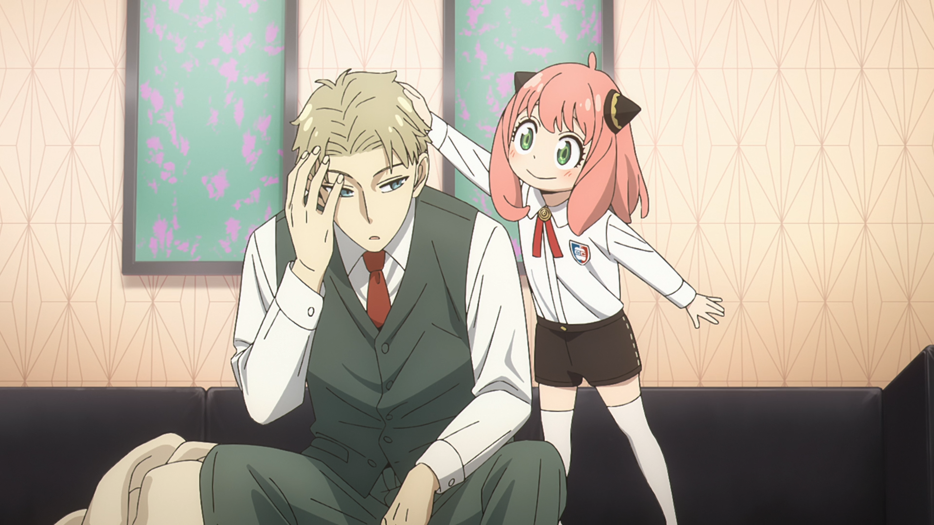 Download Anime Spy X Family Loid Forger Anya Forger HD Wallpaper