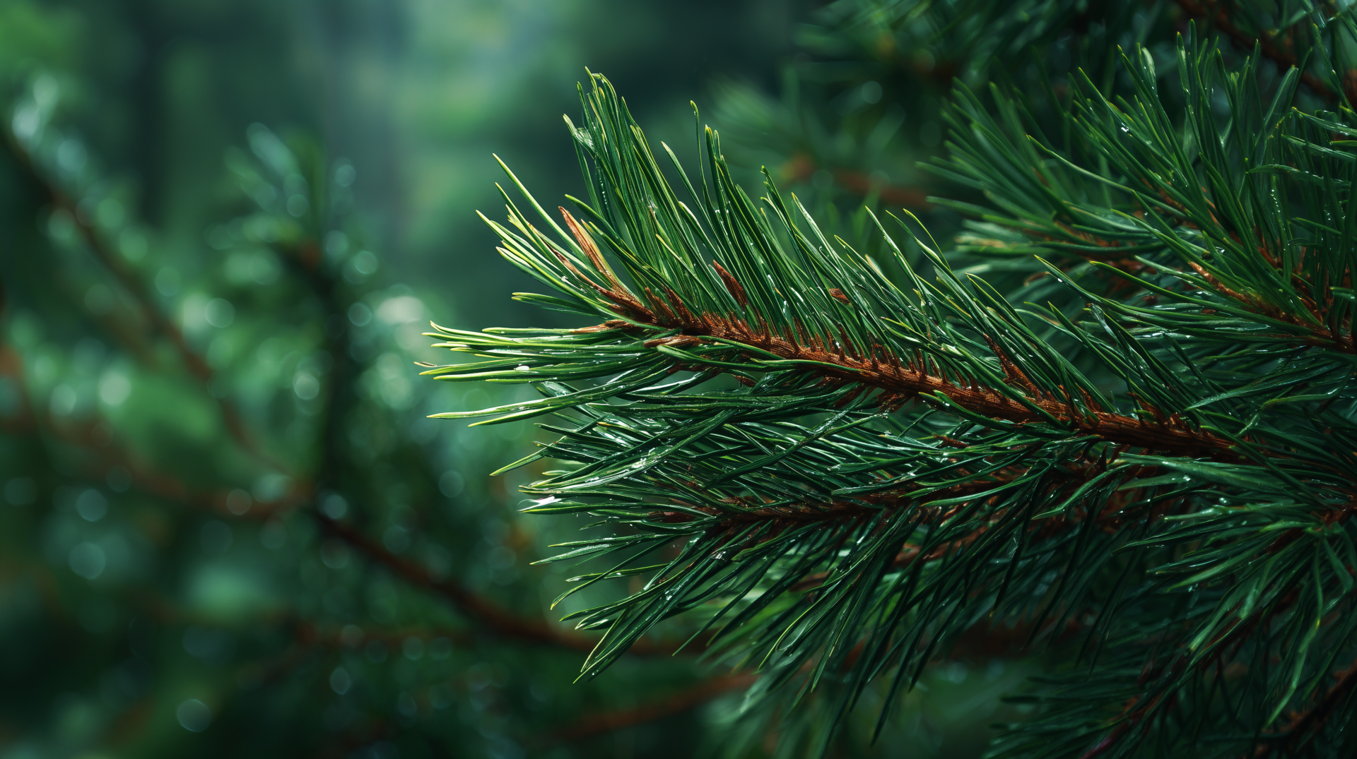 Whispering Evergreens: 4K Ultra HD Pine Wallpaper by robokoboto