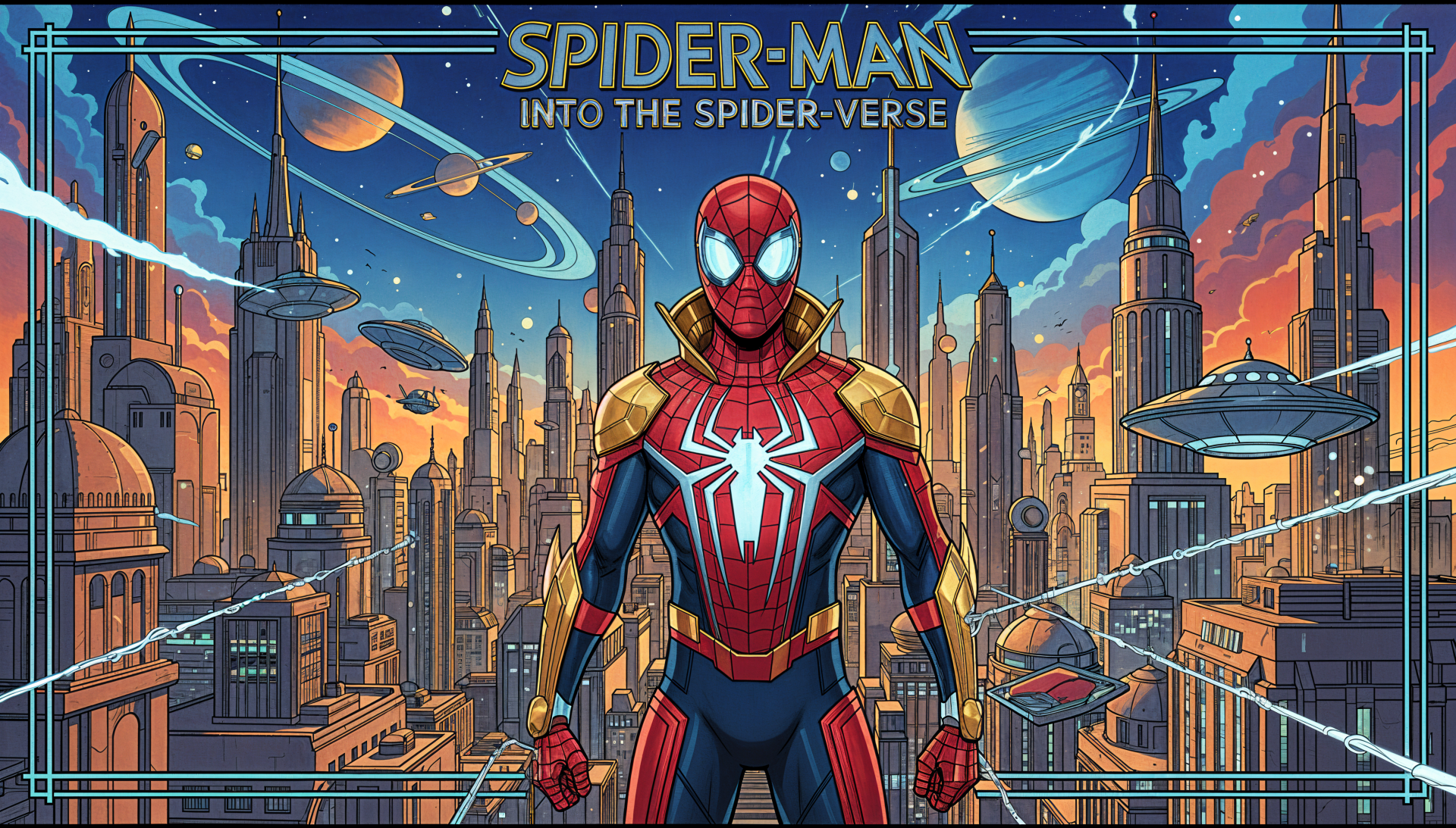 Into the Spider-Verse — 4K Ultra HD Spider-Man Neon City Wallpaper by ...