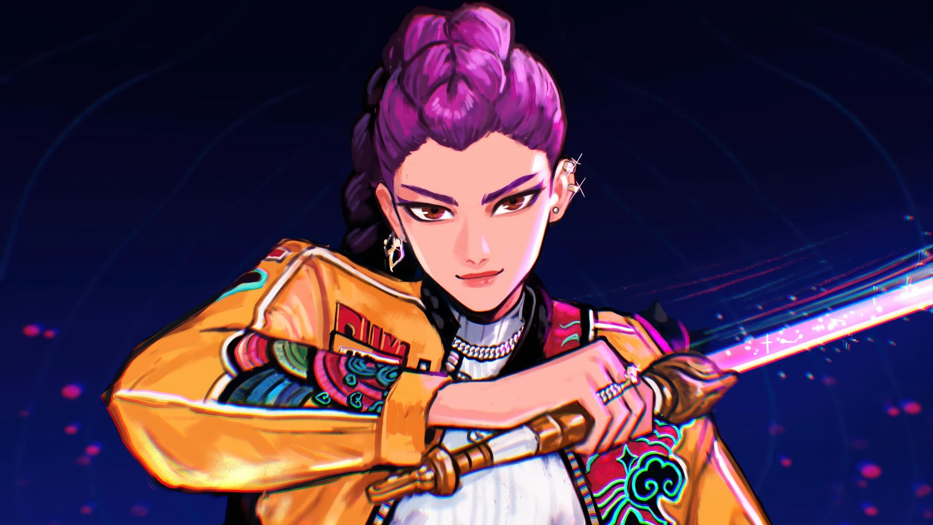 Rumi — K-Pop Demon Hunters (Movie) 4K Ultra HD Wallpaper by Sethkiel