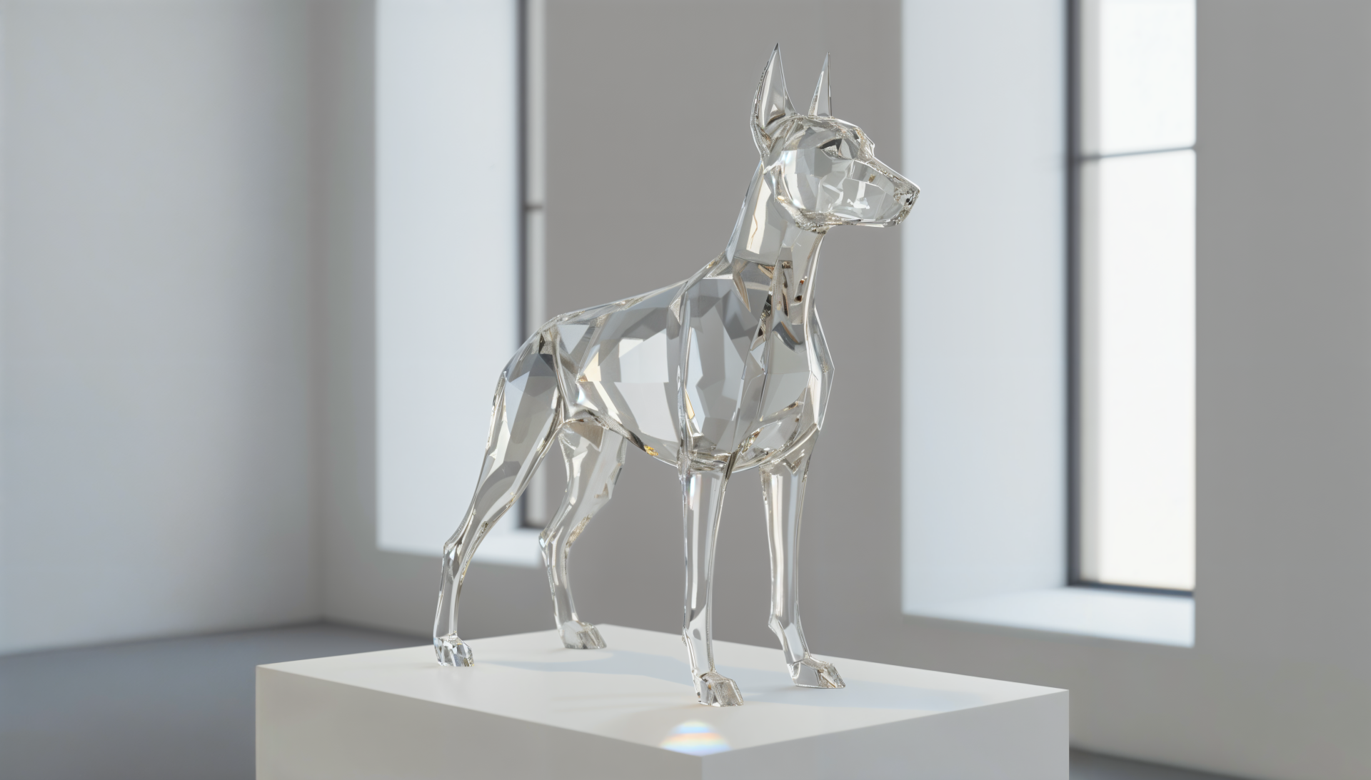 Crystal Sentinel — Doberman Pinscher (4K Ultra HD Wallpaper) by ...