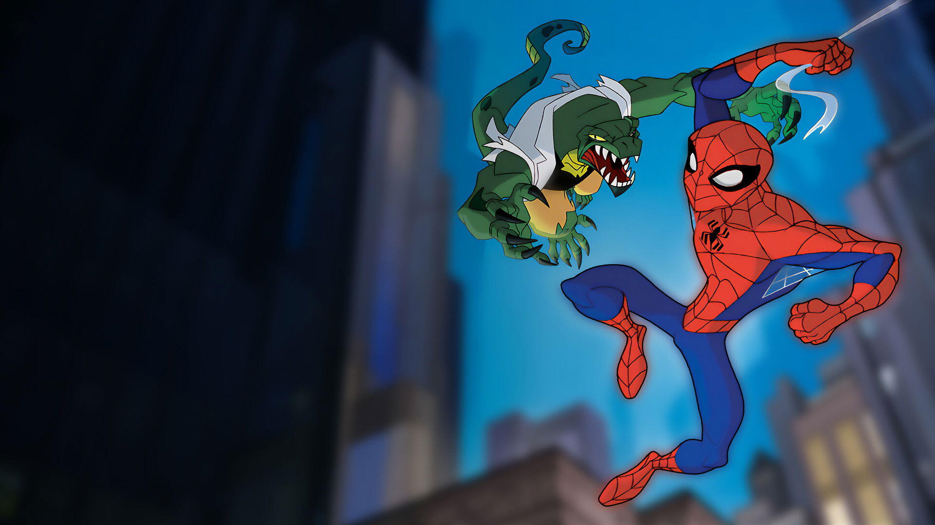 Spectacular Spider-Man HD Wallpaper: Rooftop Rumble