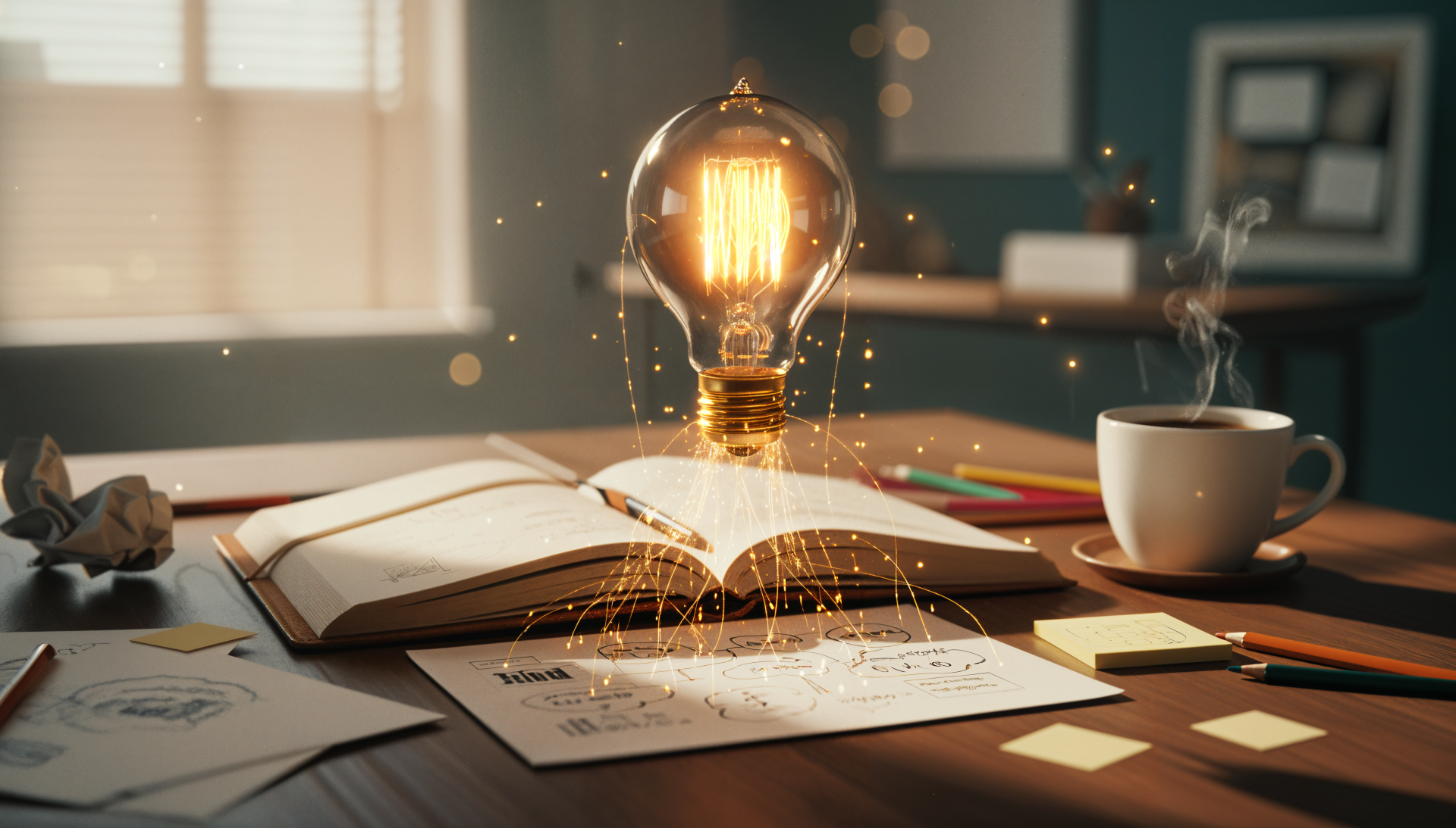 4K Ultra HD Wallpaper — Spark of Insight by QuantumCurator