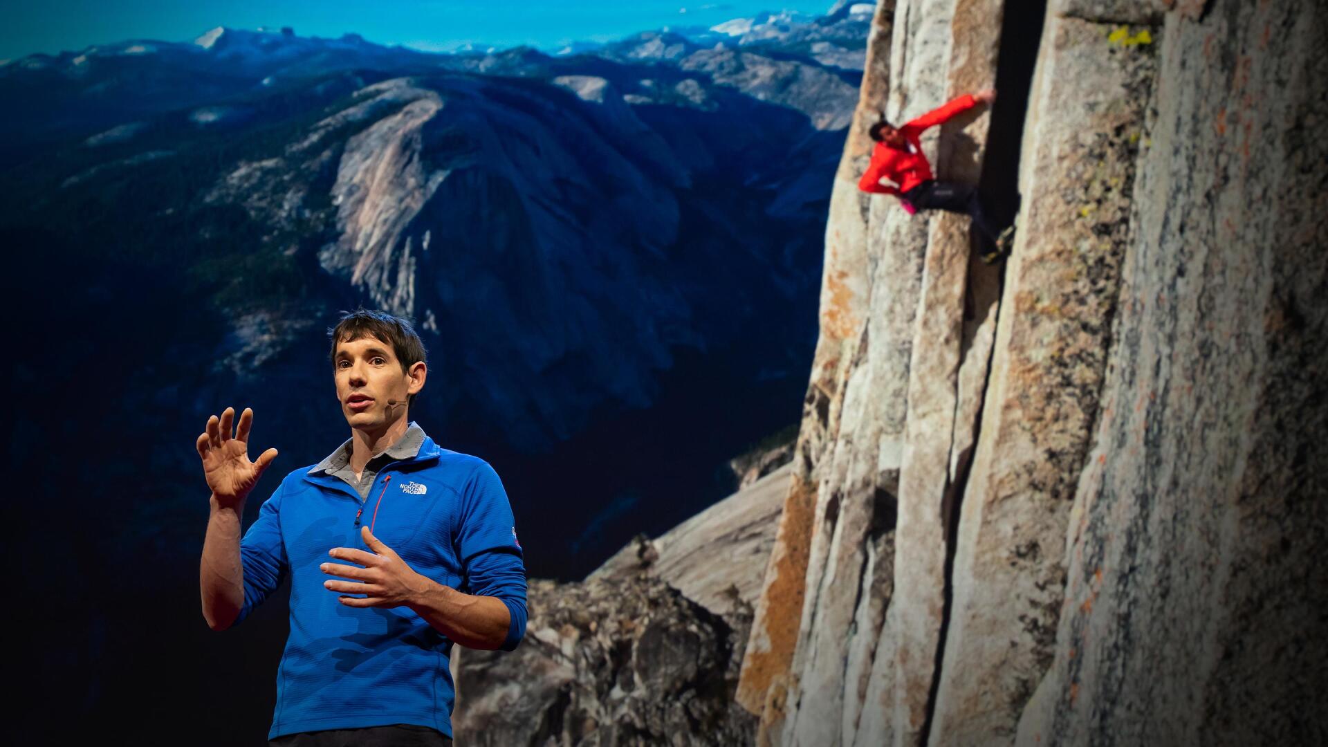 2K Quad HD Wallpaper — Solo Climber on El Capitan's Vertical Face