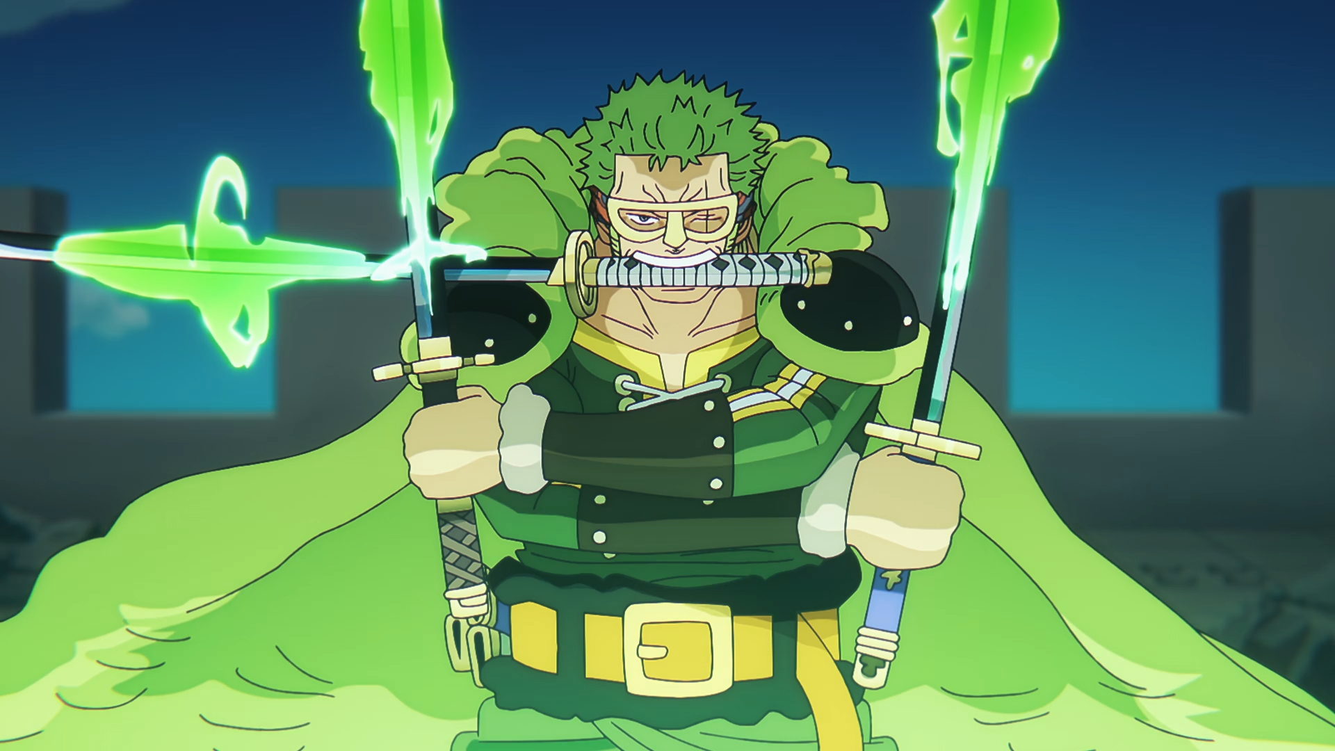 Roronoa Zoro — Emerald Blades (One Piece HD Wallpaper) | 1920x1080 ...