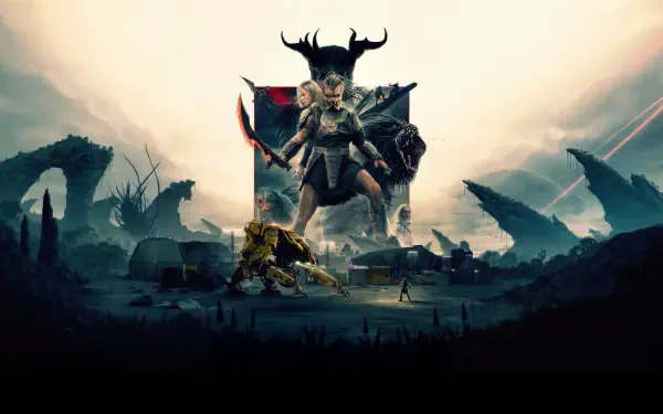 Predator: Badlands — 4K Ultra HD Wallpaper: Wasteland Apex