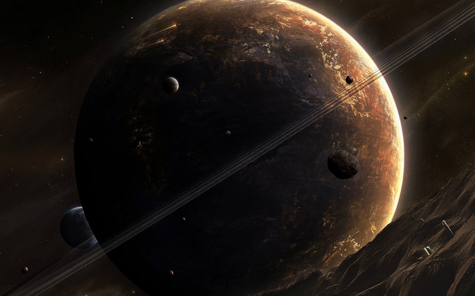 Download Sci Fi Planet HD Wallpaper | 1920x1200 | Wallpaper Abyss