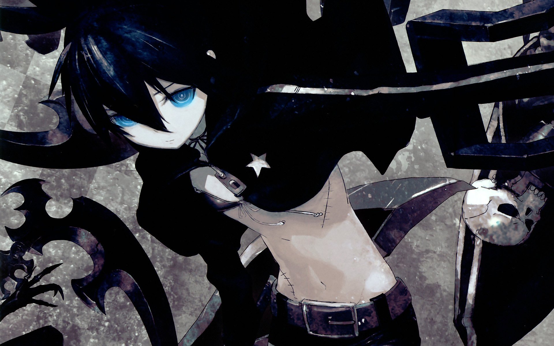 Download Anime Black Rock Shooter HD Wallpaper