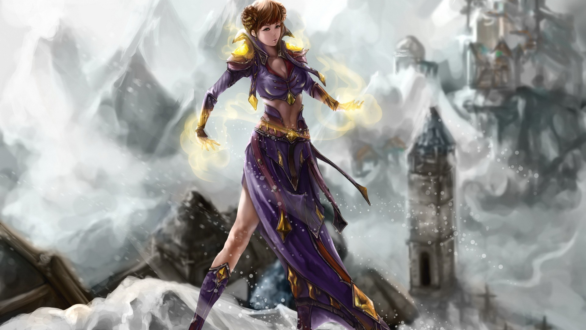 Epic World of Warcraft HD Wallpaper – Legendary Video Game Fantasy Scene