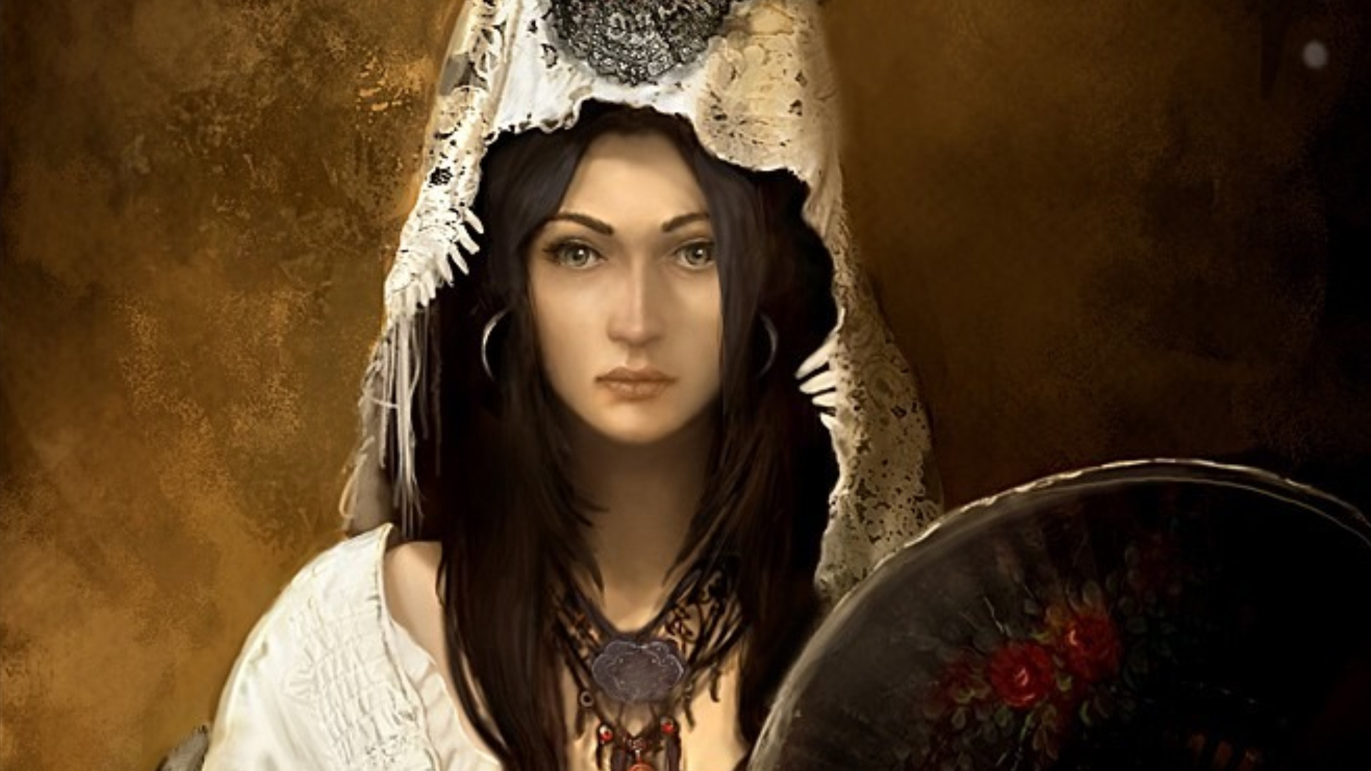Enchanting Fantasy: HD Wallpaper of a Mystical Woman