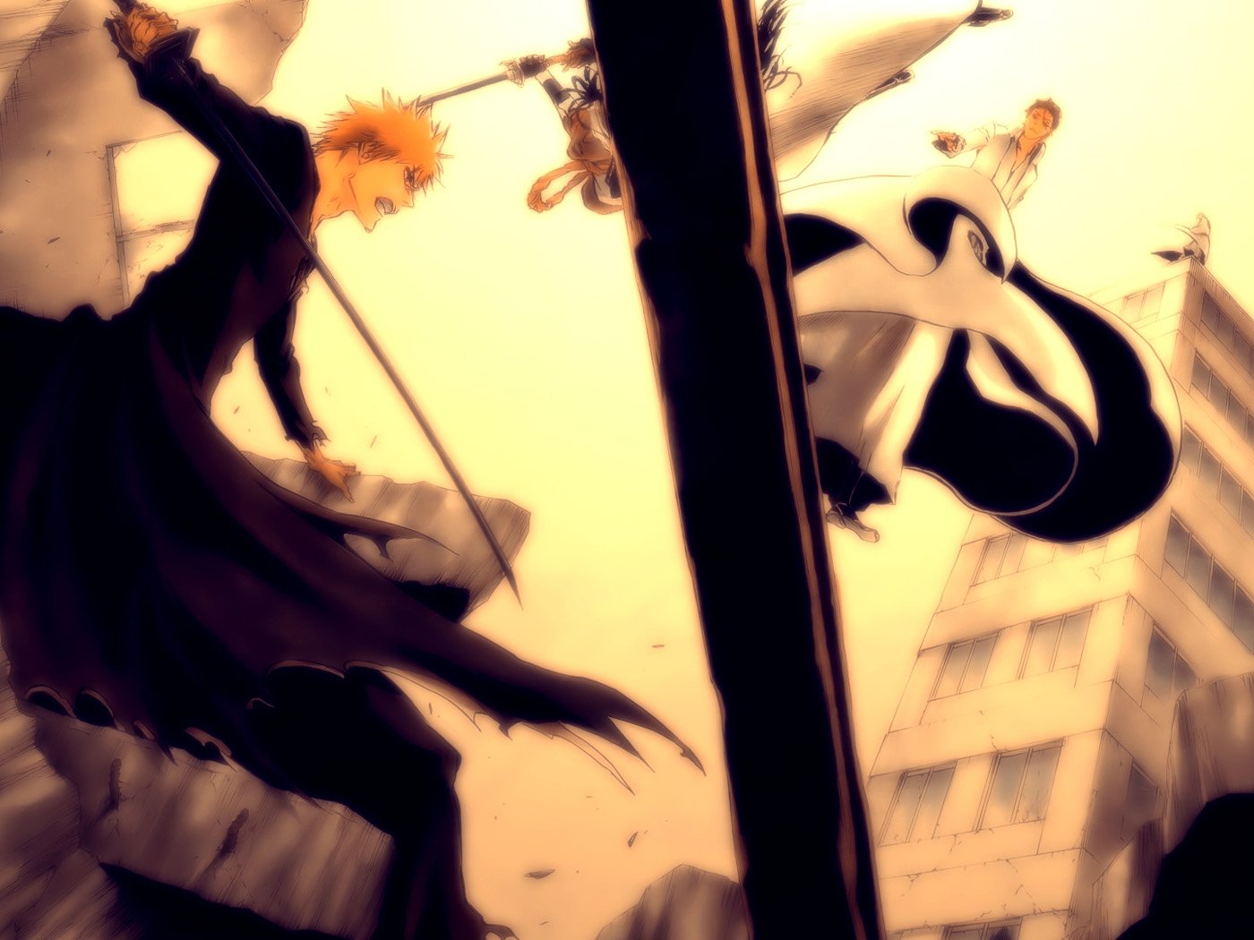 Download Gin Ichimaru Sōsuke Aizen Kaname Tosen Ichigo Kurosaki Anime ...