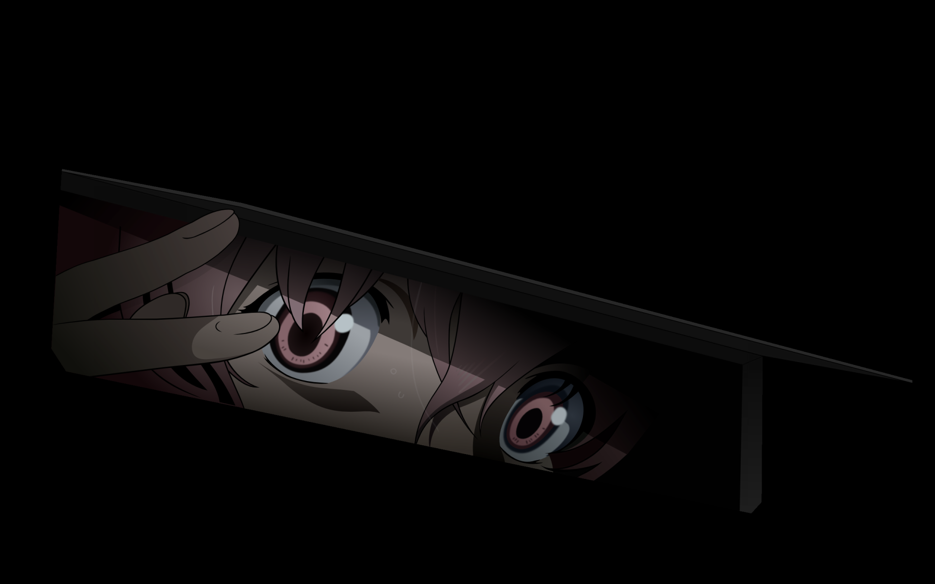 Mirai Nikki HD Wallpaper: Eyes of Destiny