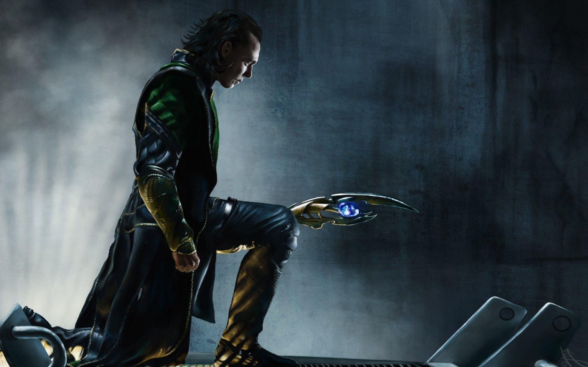Loki: Marvel Warrior HD Wallpaper Featuring Tom Hiddleston