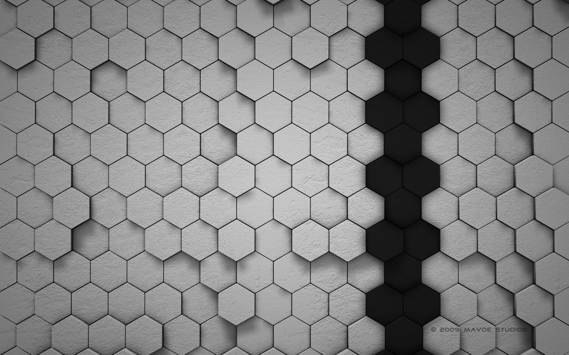 HexaFlow: Abstract Pattern HD Wallpaper