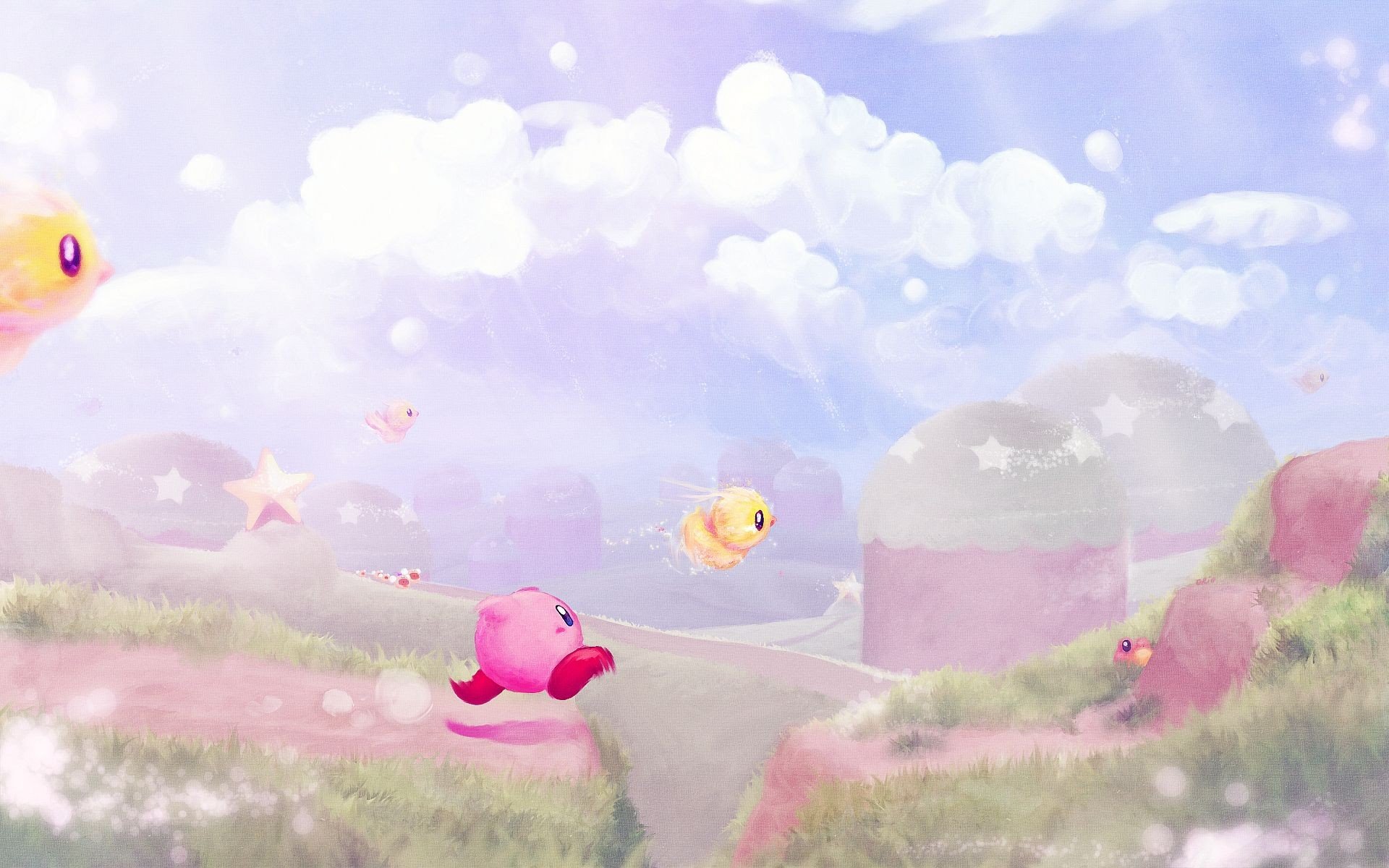 Kirby Adventure: HD Video Game Wallpaper Wonderland by Orioto