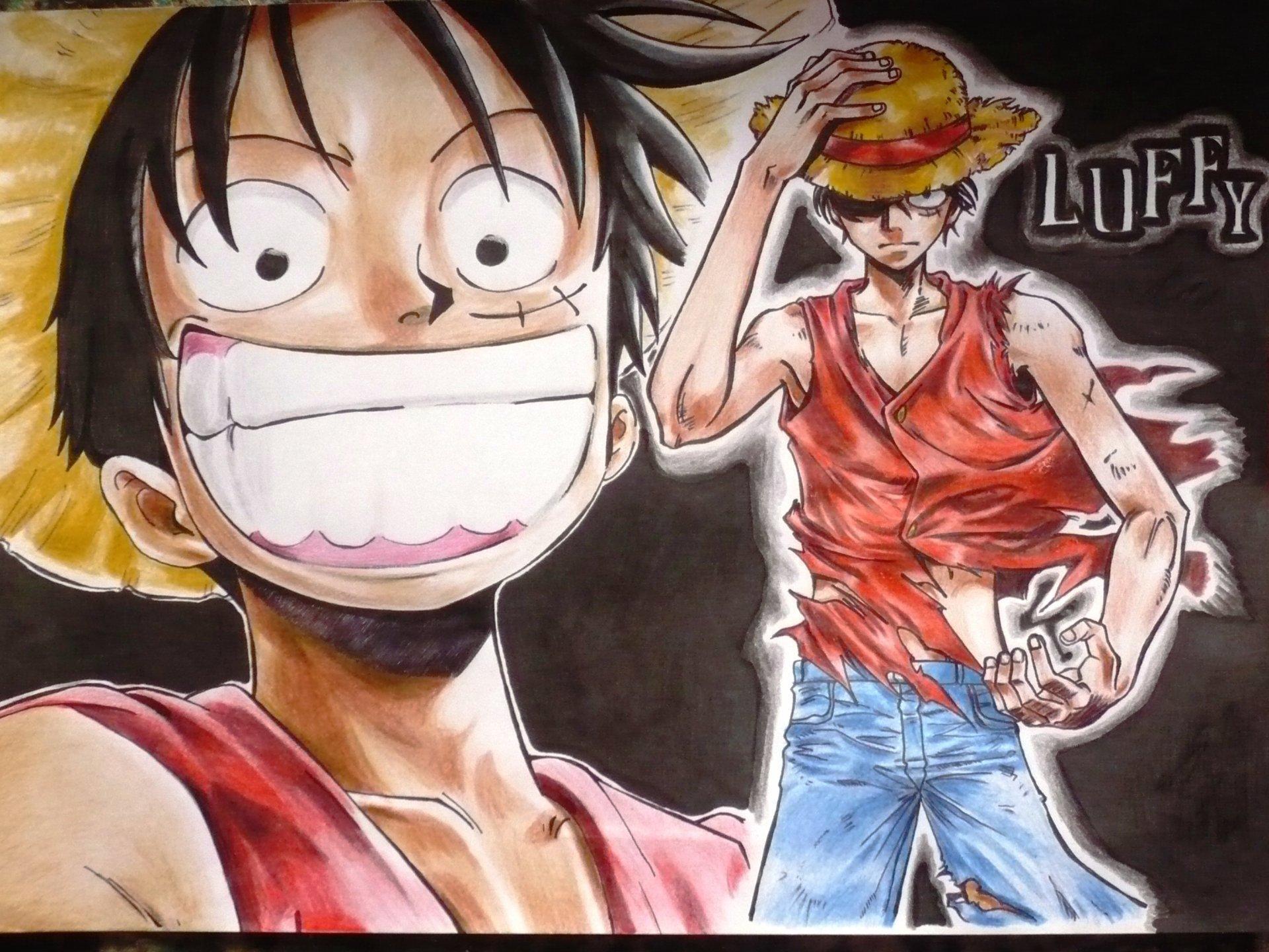 HD Wallpaper of Monkey D. Luffy from One Piece | 2816x2112 | Wallpaper ...