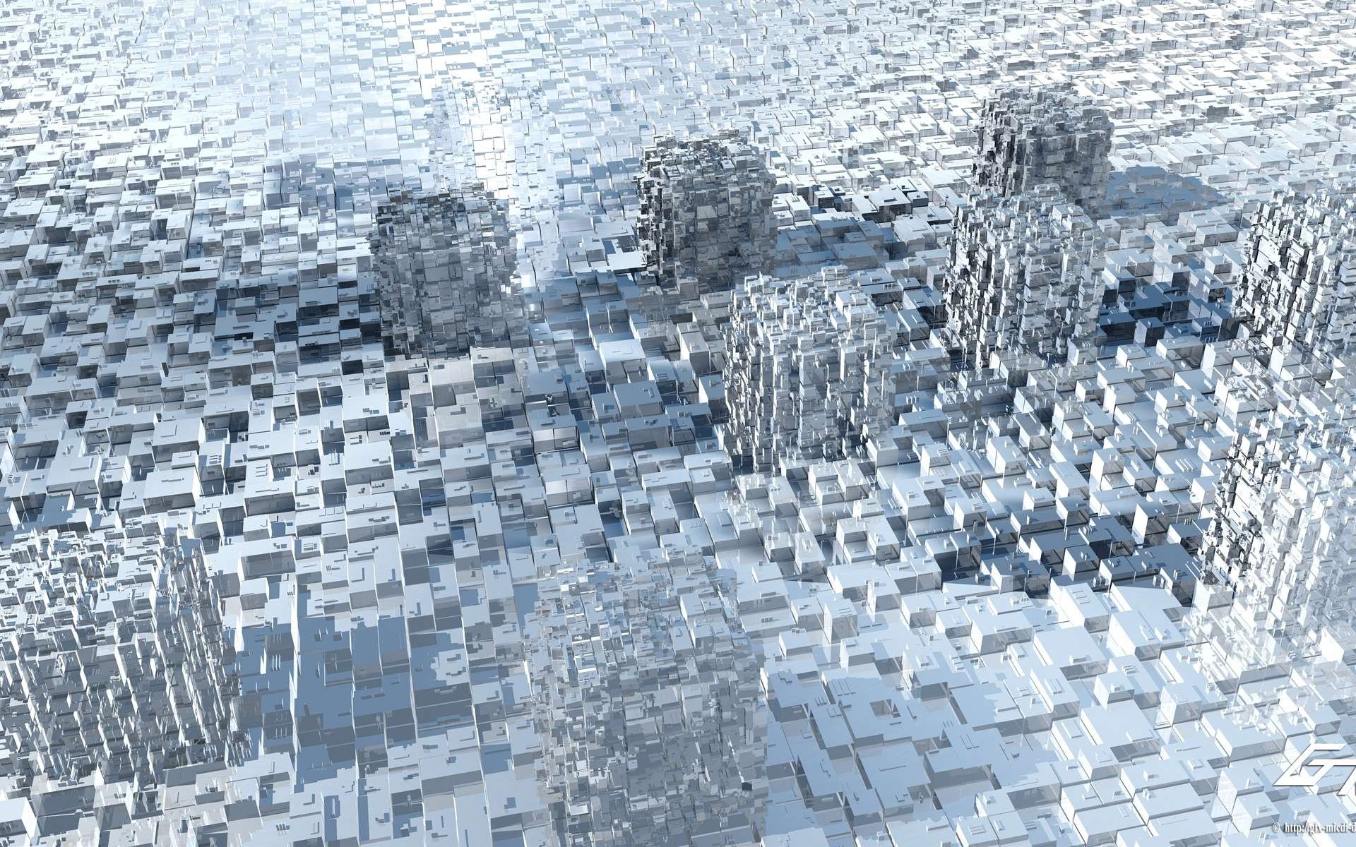Stunning CGI 3D Art: Reflective HD Wallpaper Masterpiece | 1920x1200 ...