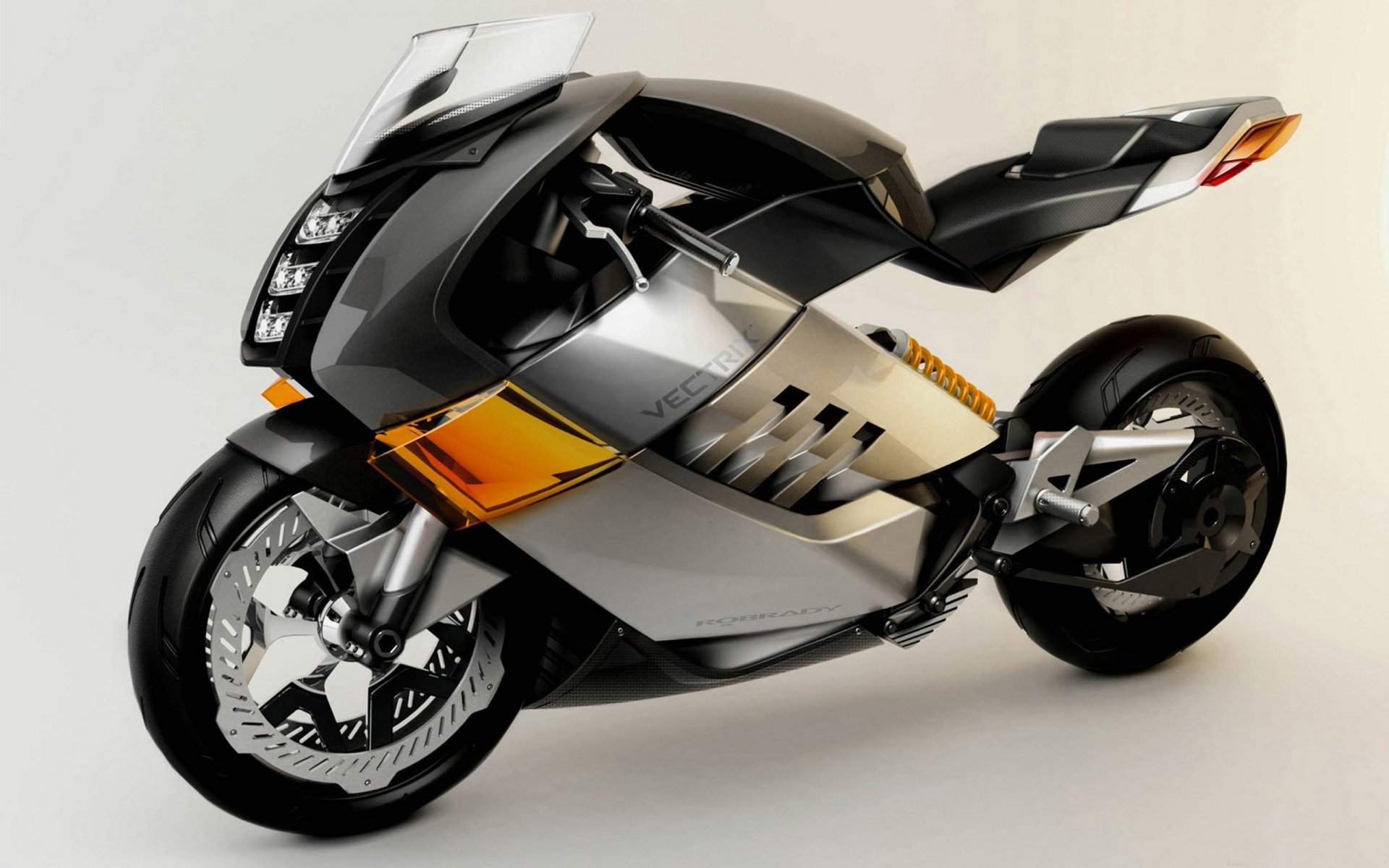 2K Quad HD — Futuristic Silver Sport Motorcycle Wallpaper | 2560x1600 ...