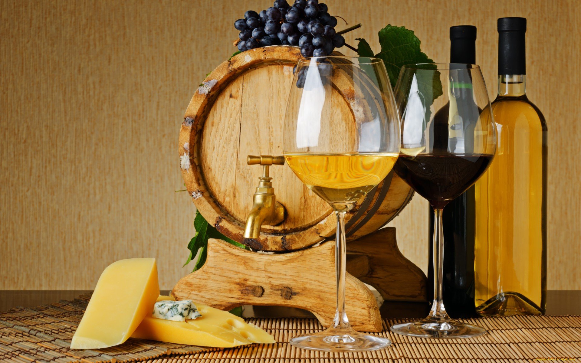 Download Food Wine HD Wallpaper