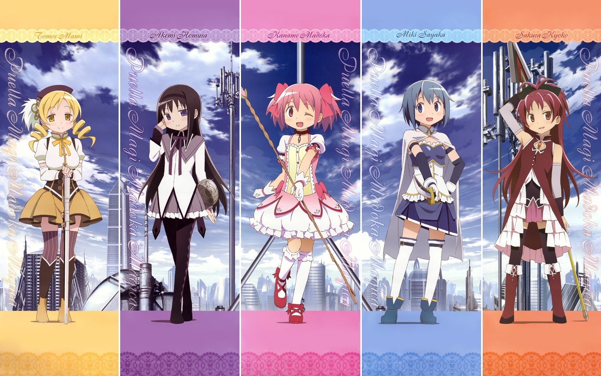 Puella Magi Madoka Magica HD: Sayaka, Mami, Kyōko, Madoka & Homura United