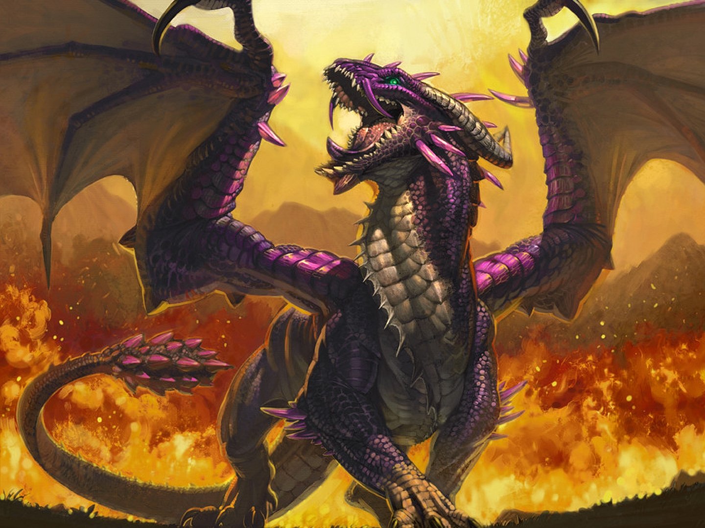 Majestic Dragon: Epic Fantasy HD Wallpaper
