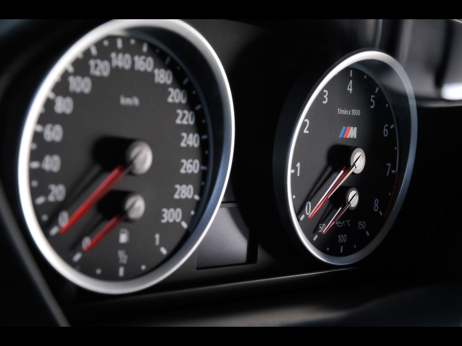 BMW M Series Precision: Iconic Speedometer HD Wallpaper