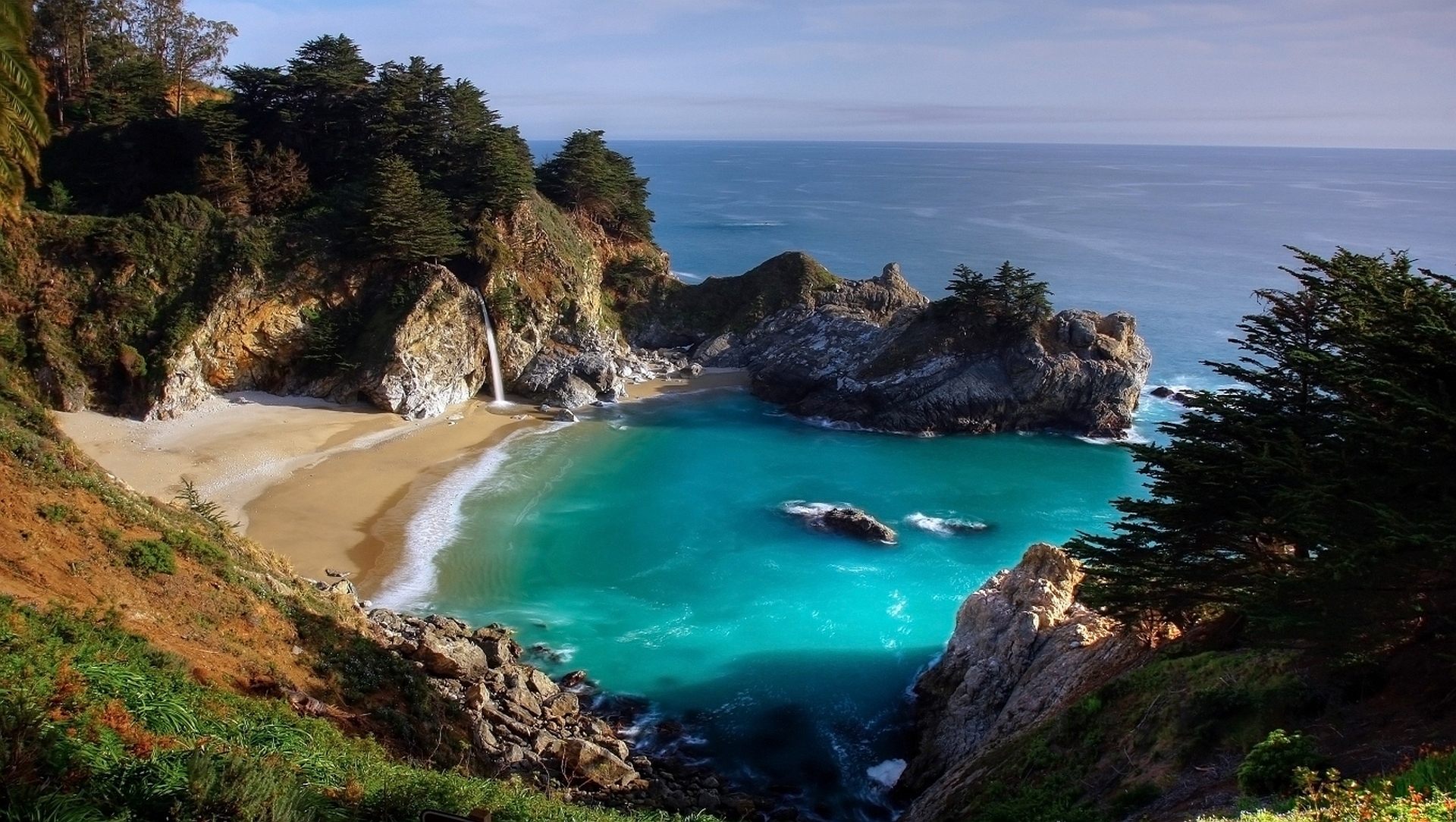 Download Nature Beach HD Wallpaper