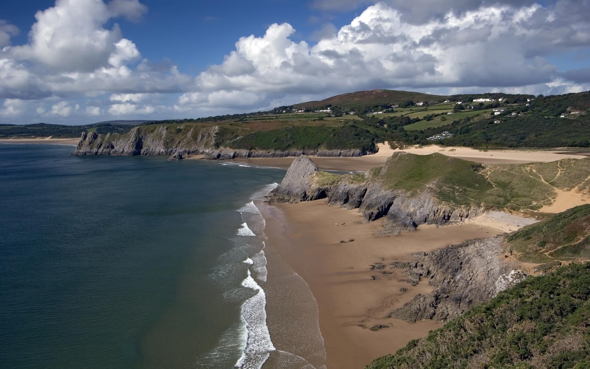 Stunning HD Coastal Oceanscape: Nature's Scenic Masterpiece