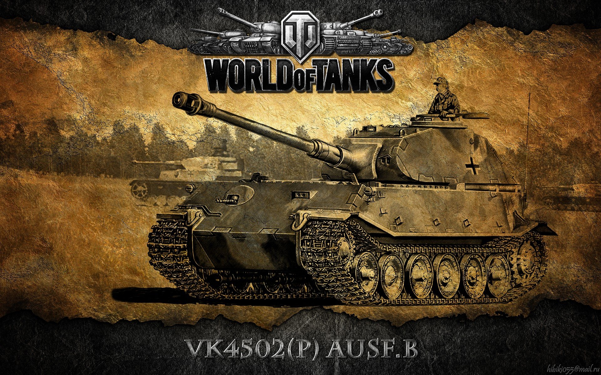 World of Tanks 4K Ultra HD — VK4502(P) AUSE.B Tank Wallpaper