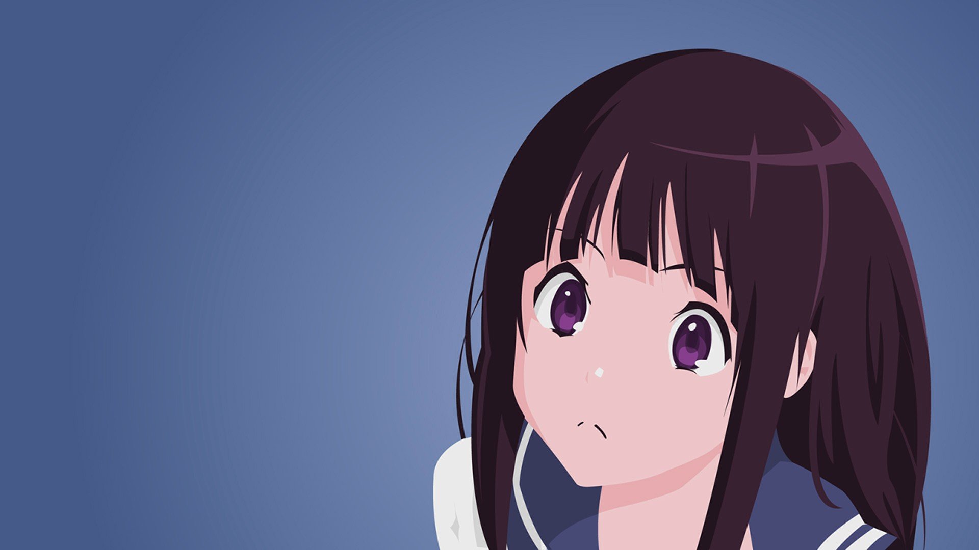 Eru Chitanda HD Anime Wallpaper from Hyouka Series
