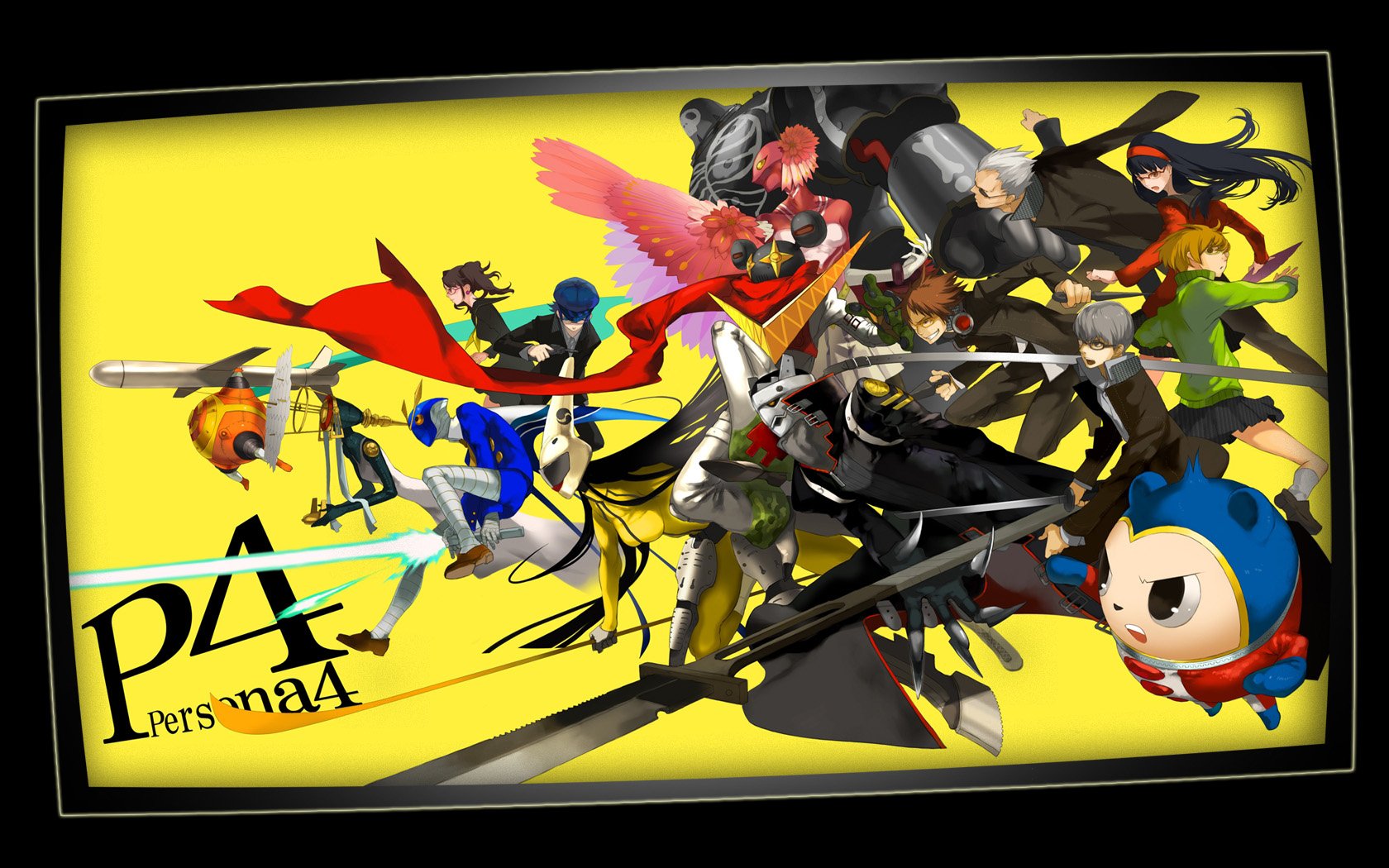 Download Video Game Persona 4 Anime Characters Illustration Wallpaper