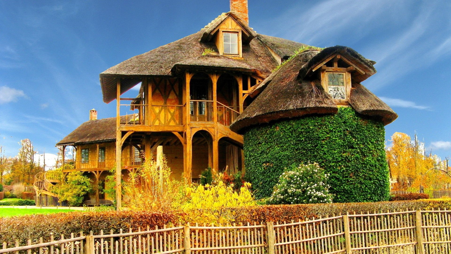 Charming Handmade Cottage HD Wallpaper