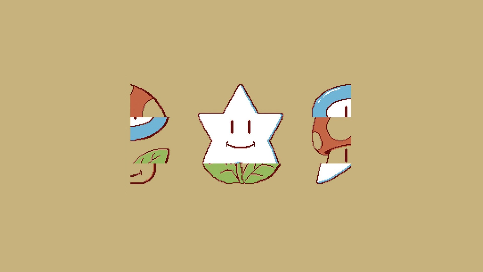 Super Mario Bros. 3 Cartoon HD — Star & Friends Wallpaper