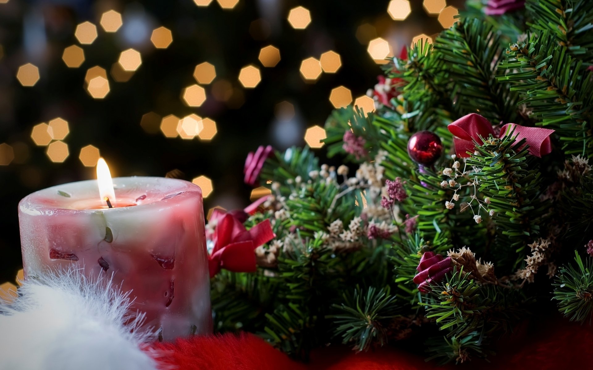 HD Wallpaper: A Cozy Christmas Holiday Scene | 2560x1600 | Wallpaper Abyss