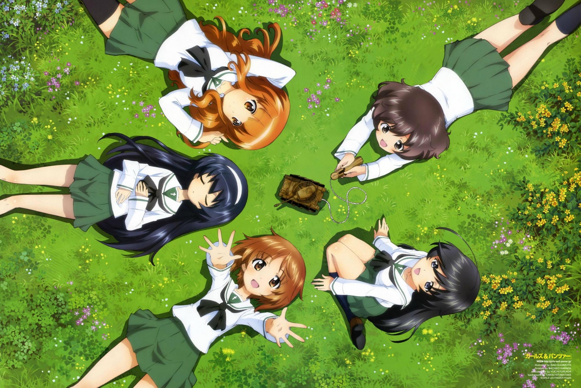 Girls und Panzer – Vibrant HD Anime Wallpaper of Schoolgirls in the ...