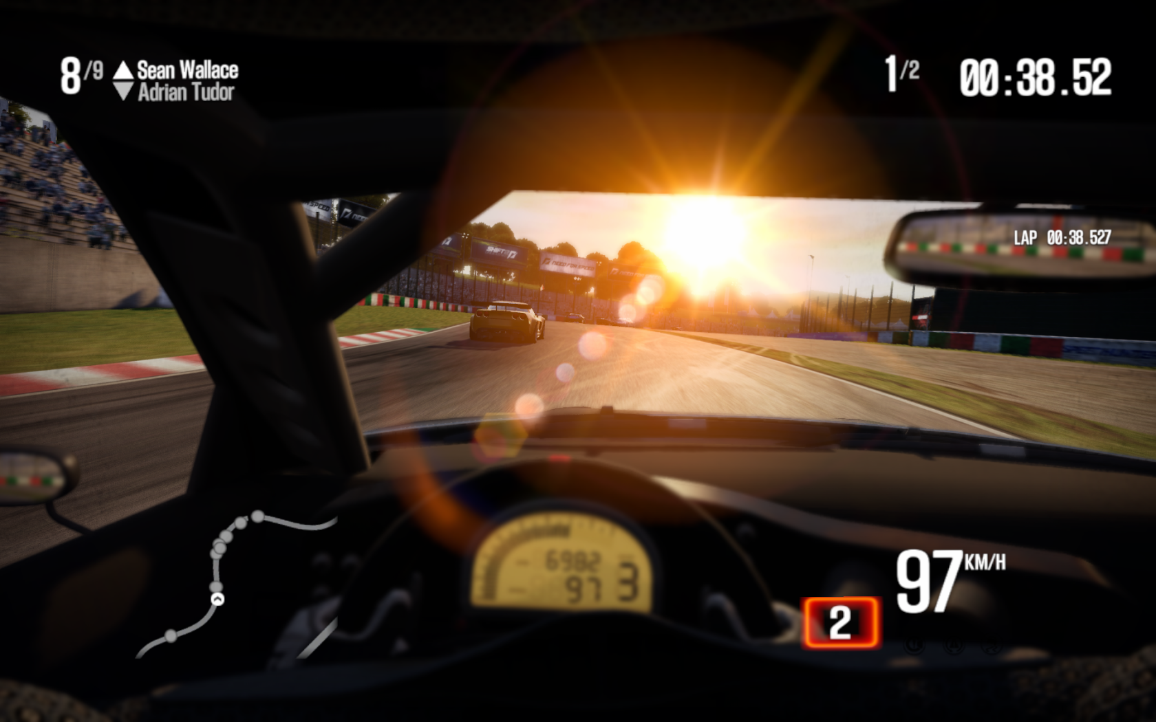Shift 2 Unleashed: Sunset Race - Download Free HD Wallpaper