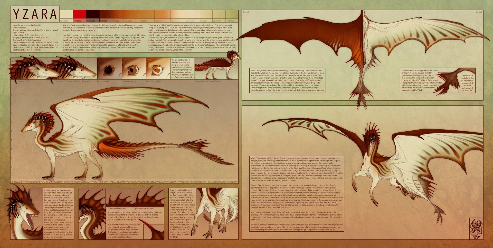 2K Quad HD Bestiary: Sky Wyrm Study — Fantasy Creature Wallpaper ...