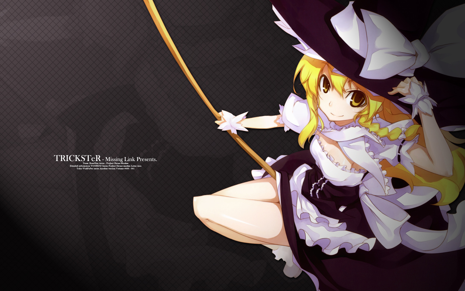 Download Marisa Kirisame Anime Touhou HD Wallpaper