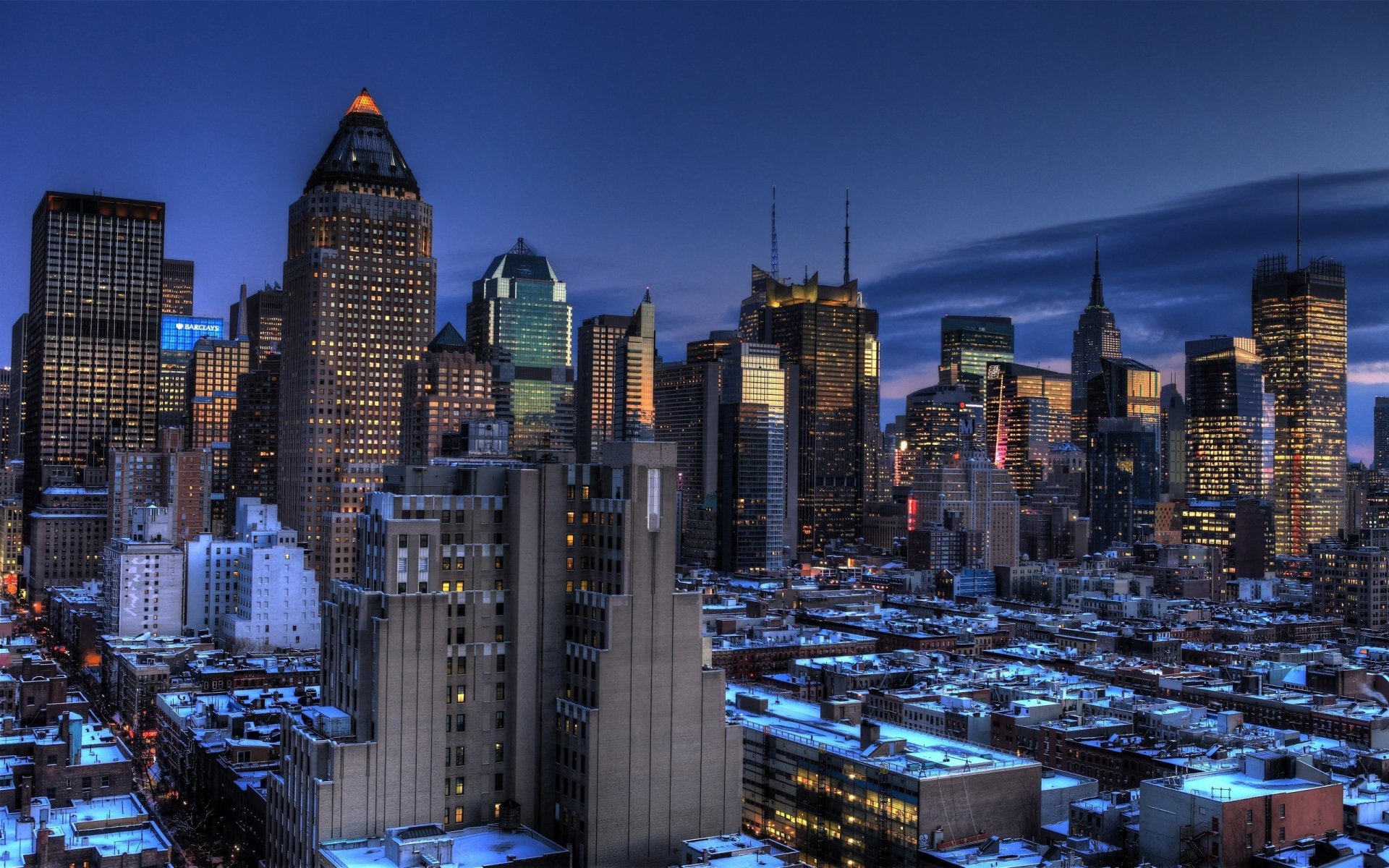 Download New York Man Made Manhattan HD Wallpaper