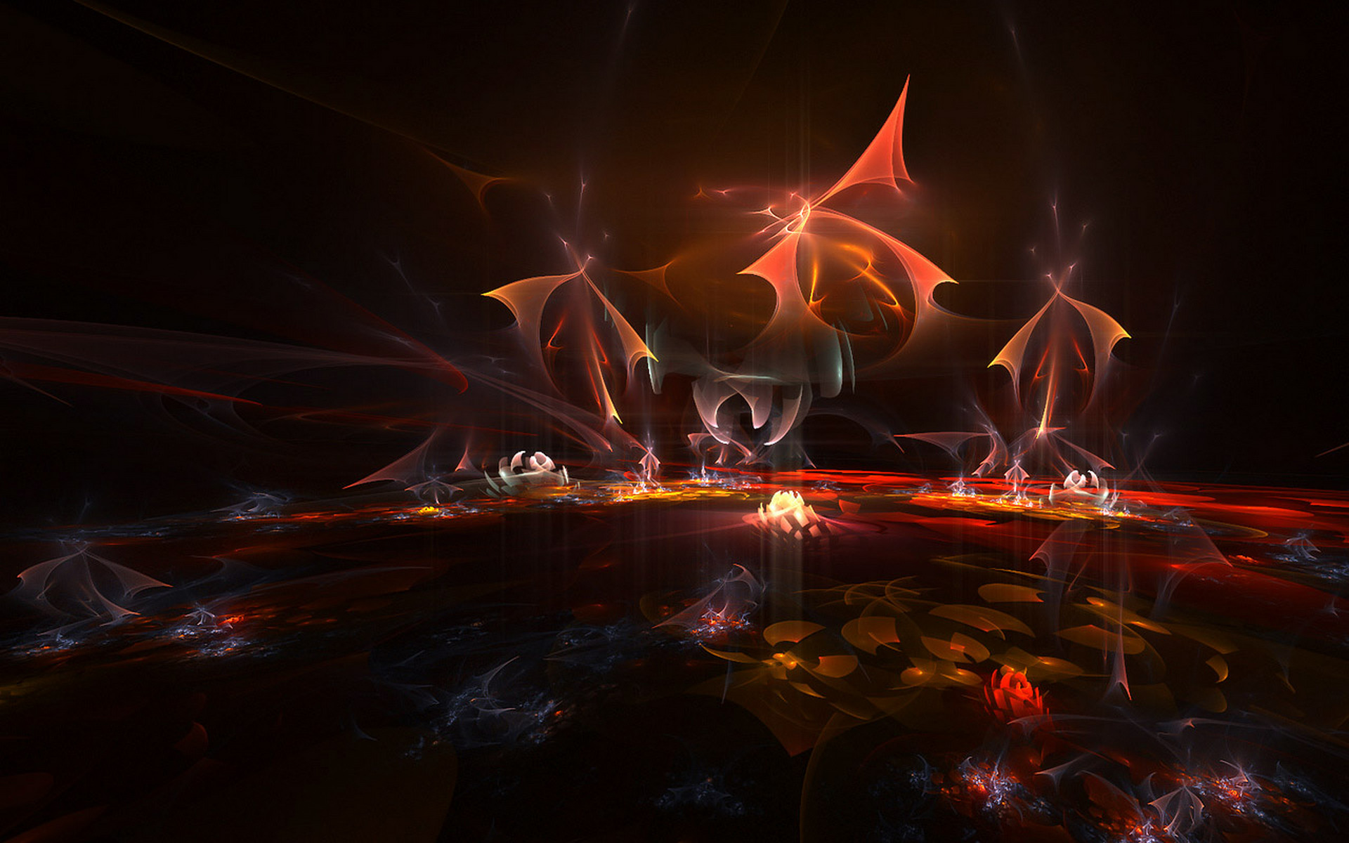 Cool Abstract HD Wallpaper: A Dance of Light and Color