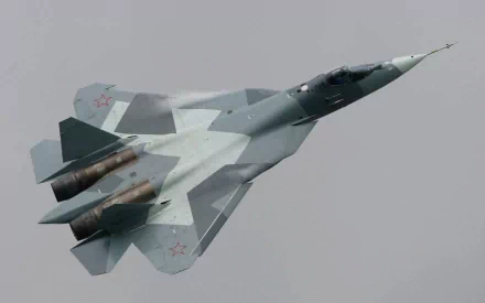 Sukhoi Su-57 - Desktop Wallpapers, Phone Wallpaper, PFP, Gifs, and More!