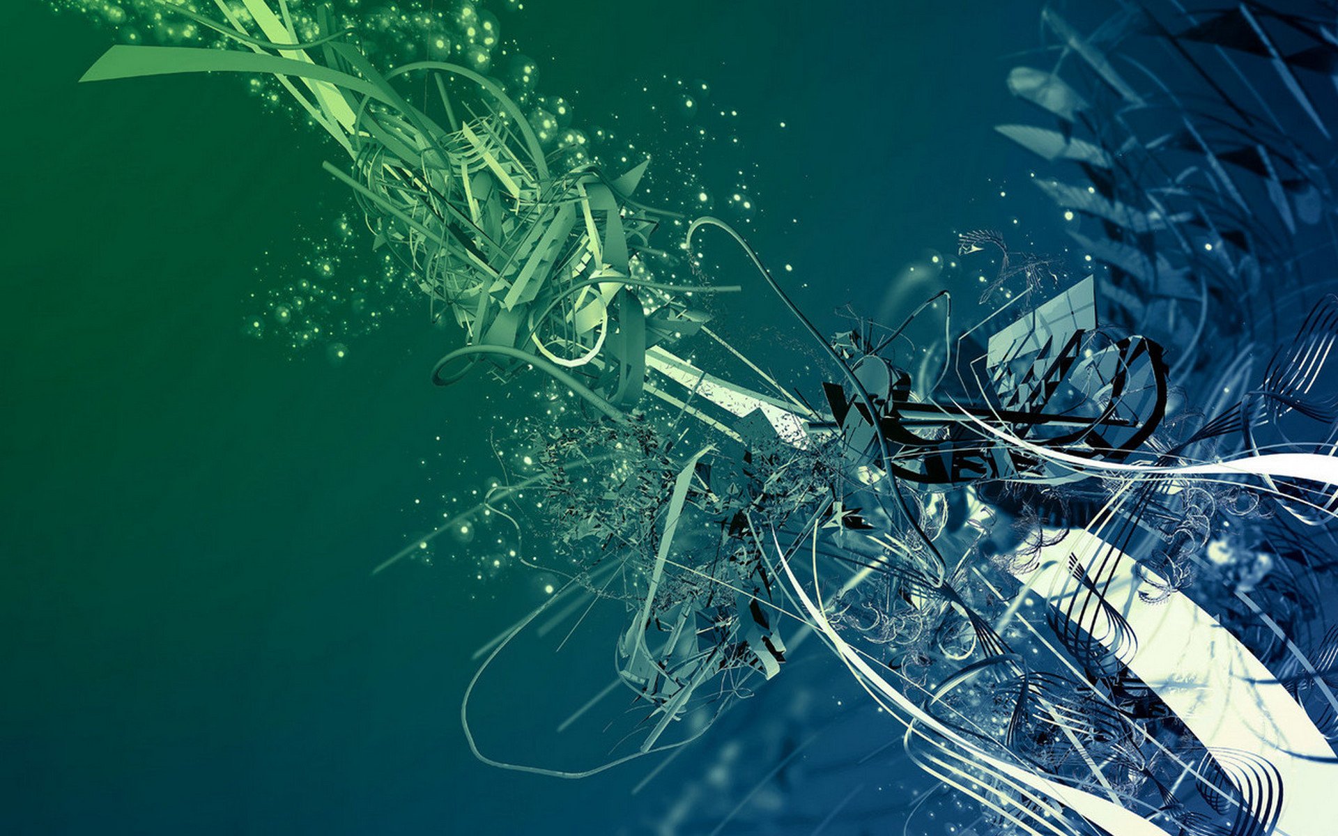 Aurora Tangle — Abstract CGI Texture (Artistic HD Wallpaper ...