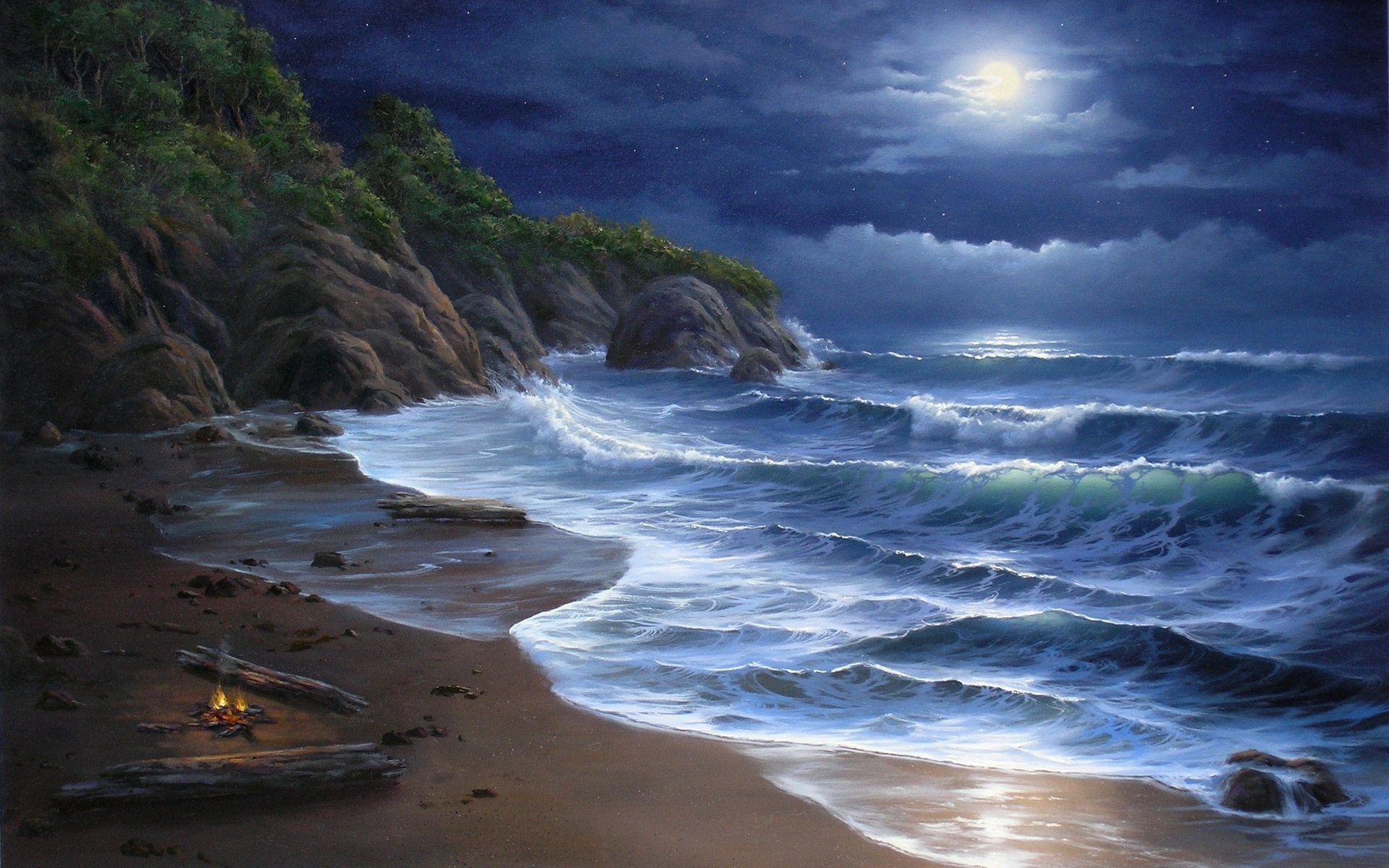 Download Artistic Ocean HD Wallpaper