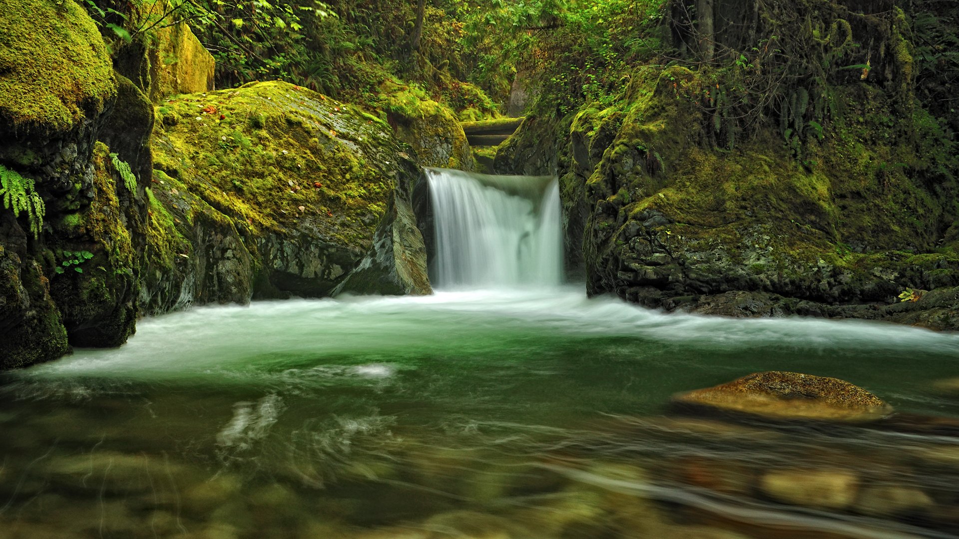 Download Nature Waterfall HD Wallpaper | 1920x1080 | Wallpaper Abyss