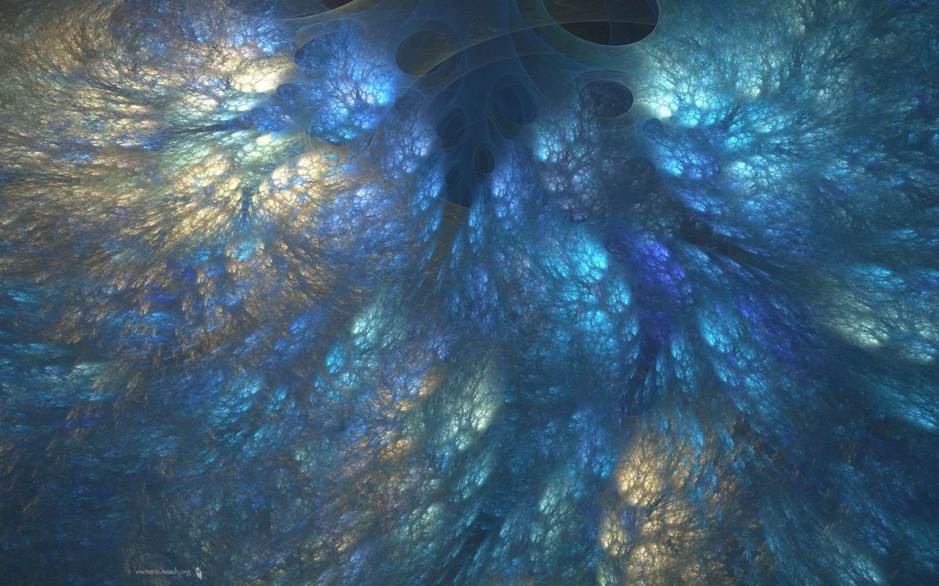 Abyssal Fractal: Abstract Ocean — 2K Quad HD Wallpaper | 2560x1600 ...