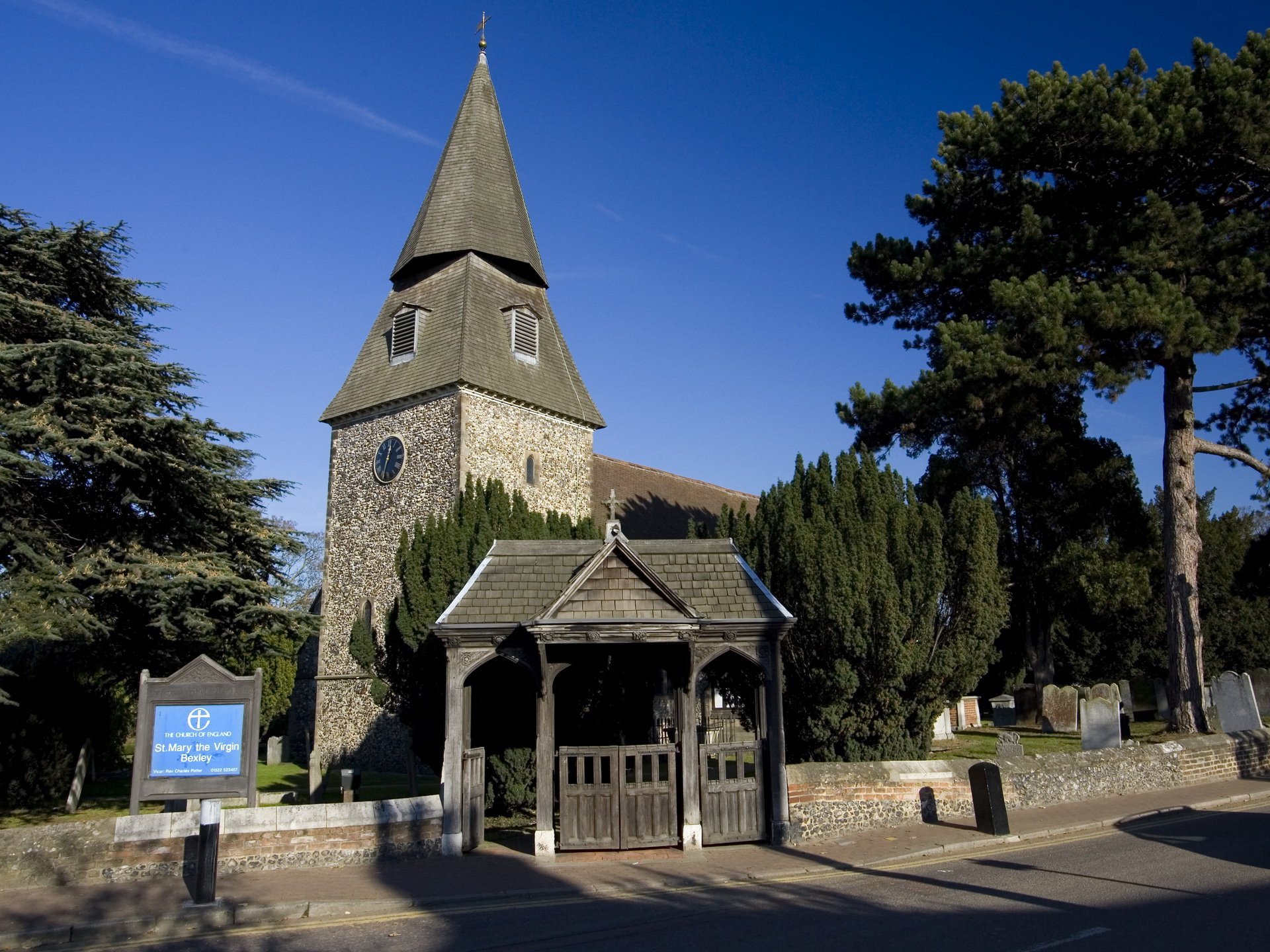 Historic Stone Church: Stunning HD Man-Made Architecture Against Clear ...