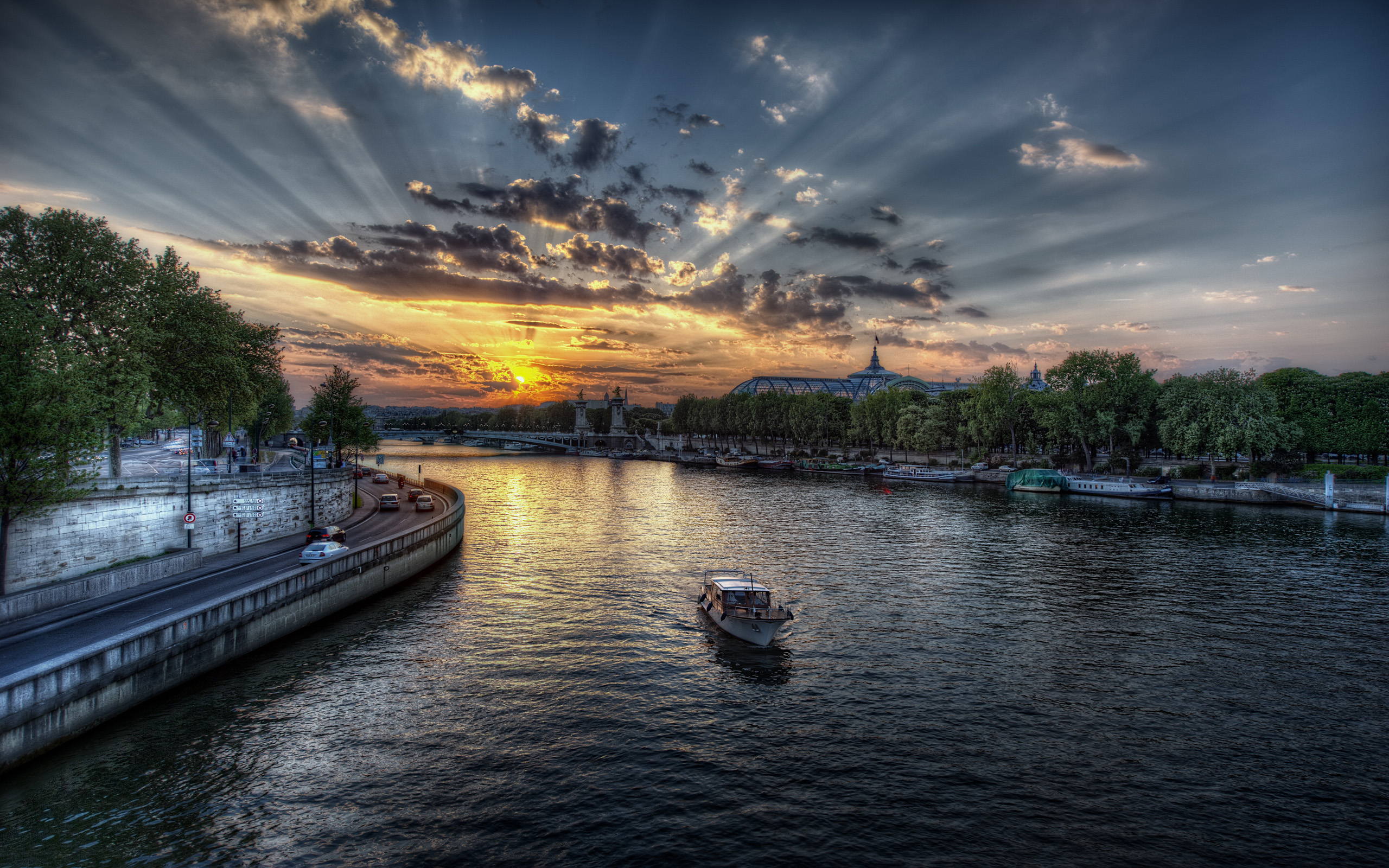 Download Nature Sunset HD Wallpaper